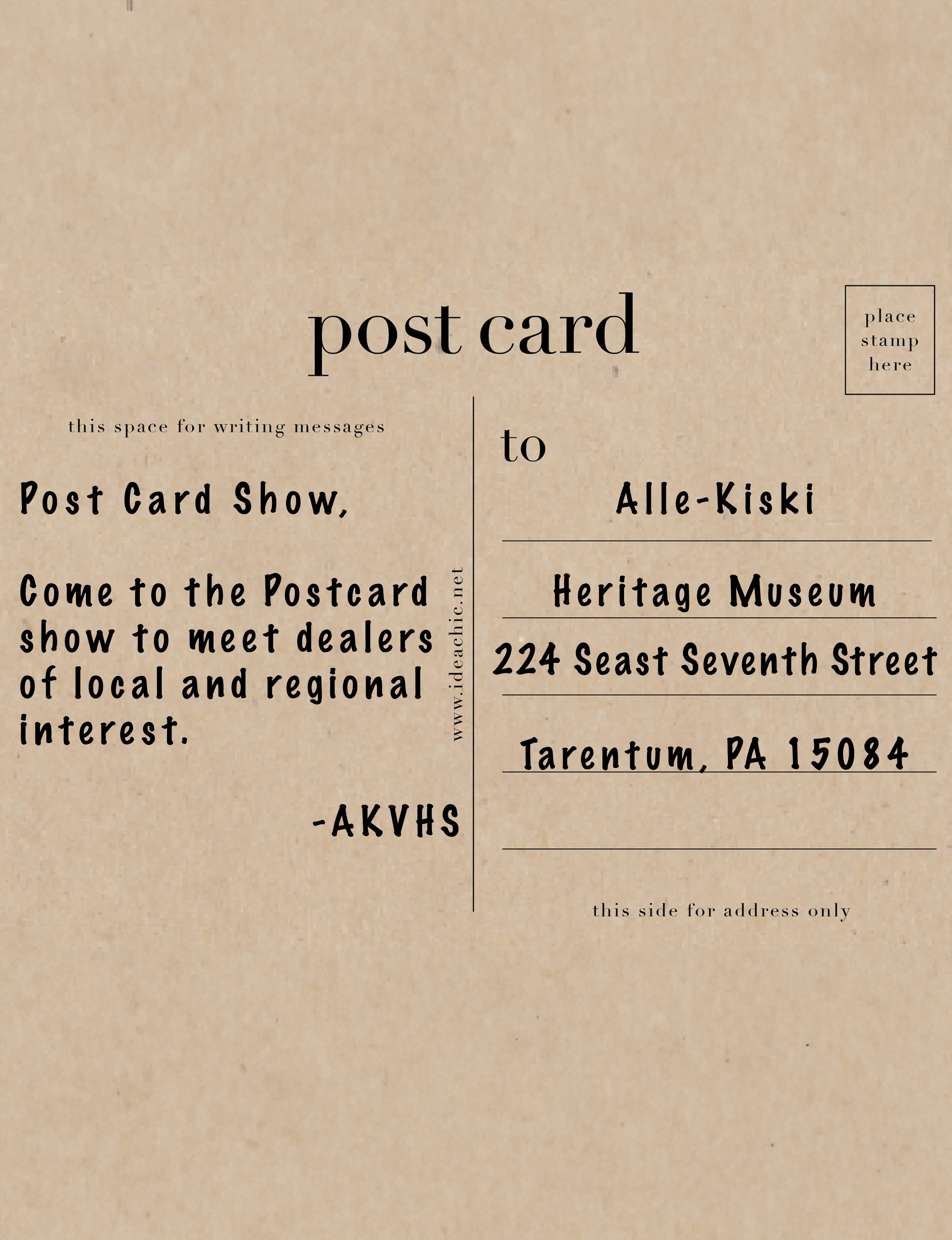 Postcard Show